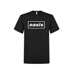 Oasis Shirt 'Oasis Decca Logo T-Shirt' male size L Black