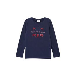 s.Oliver Shirt girl size 104 Dark blue / Red