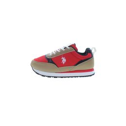 U.S. Polo Assn. Sneakers 'Nobik013K/5NH4' boy size 36 Beige / Dark blue / Red