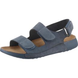 Damen Sandale mit Klettverschluss hellblau Gr&ouml;&szlig;e 39