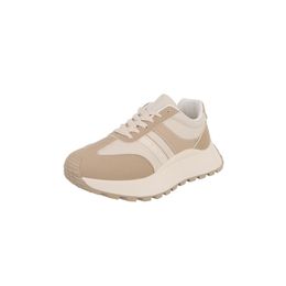 Ital-Design Sneaker Damen Gr&ouml;&szlig;e 39 cappuccino / hellbraun Sommerschuhe