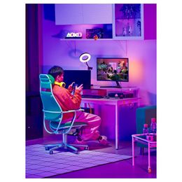 IKEA UTVISNING Gamingschreibtisch mit Ablage