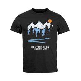 Neverless Shirt 'Destination unknown' male size XS Black