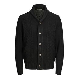 Jack & Jones JACK & JONES Knit Cardigan 'Craig' male size XXL Black