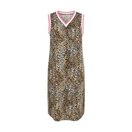 Angel Of Style Kleid Damen Gr&ouml;&szlig;e 44 cappuccino / dunkelbraun / hellpink / wei&szlig; Sommerkleid