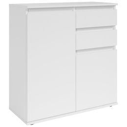 Boxxx Kommode Brest, Wei&szlig;, Kunststoff, 1 F&auml;cher, 1 Schublade(n) Schubladen, 80x84x35 cm, Typenauswahl, stehend, in verschiedenen Gr&ouml;&szlig;en erh&auml;ltlich, Wohnzimmer, Kommoden & Sideboards, Kommoden