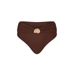 Moda Minx Bikinihose 'Nautilius Shell' Damen Gr&ouml;&szlig;e S braun