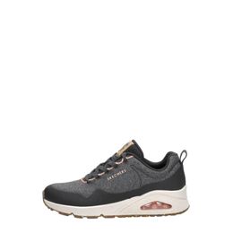 Skechers Sneaker low 'Uno - Pla-Knit' Damen Gr&ouml;&szlig;e 36 schwarz Sommerschuhe