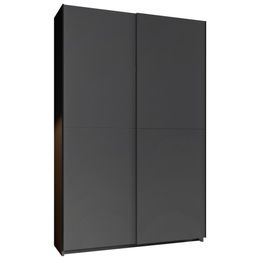 Boxxx Schwebet&uuml;renschrank, Graphit, Holzwerkstoff, 6 F&auml;cher, 125x196x38 cm, Blauer Engel, BQ - B&uuml;ndnis f&uuml;r Qualit&auml;t, Made in Germany, Schlafzimmer, Kleiderschr&auml;nke, Schwebet&uuml;renschr&auml;nke