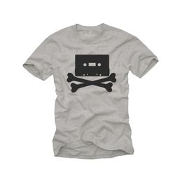 Makaya Shirt 'Bones Tape' Herren Gr&ouml;&szlig;e XL grau