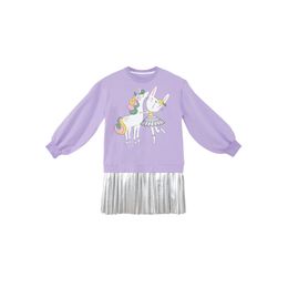 MSH B&G Dress girl size 110 Green / Purple / Silver / White