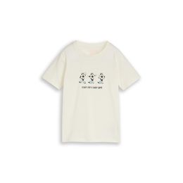 Tom Tailor T-Shirt Jungen Gr&ouml;&szlig;e 128 hellblau / schwarz / wollwei&szlig;
