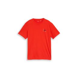 Tom Tailor T-Shirt Herren Gr&ouml;&szlig;e S mischfarben / rot
