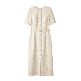 adL Blusenkleid Damen Gr&ouml;&szlig;e 40 braun Sommerkleid