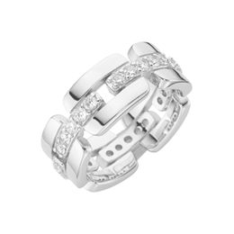 Giorgio Martello Milano Ring Damen Gr&ouml;&szlig;e 58 silber / transparent