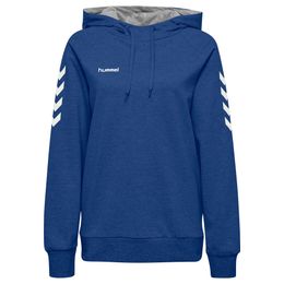 Hummel Sportsweatshirt Damen Gr&ouml;&szlig;e L blau / wei&szlig;