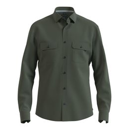 OLYMP Button Up Shirt male size M Green