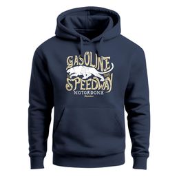 Neverless Sweatshirt 'Panther Gasoline' male size 5XL Navy
