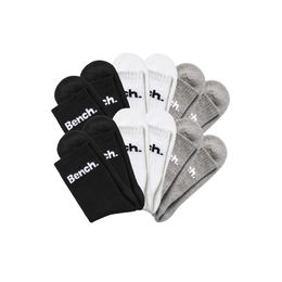 Bench Sportsocken Herren Gr&ouml;&szlig;e 35/38 grau / schwarz / wei&szlig;