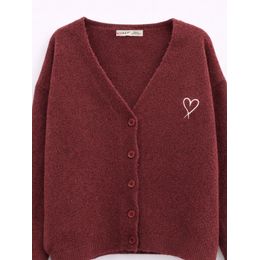 Mixray Strickjacke 'Strickjacken' Damen Gr&ouml;&szlig;e S/L burgunder