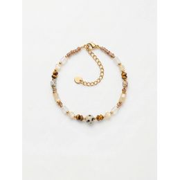 Nemomatheo Armband 'Mosaik' Damen Gr&ouml;&szlig;e 18/23 cm gold
