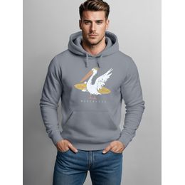 Neverless Sweatshirt 'Pelikan' Herren Gr&ouml;&szlig;e 5XL grau