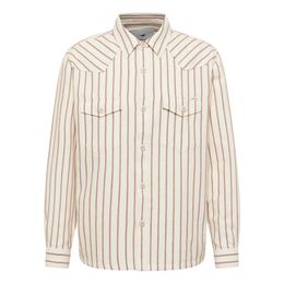Mustang Button Up Shirt 'Branson' male size S Light beige / Brown