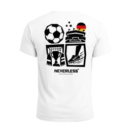 Neverless Shirt 'Football Icons' Herren Gr&ouml;&szlig;e 5XL wei&szlig;