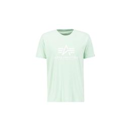 Alpha Industries Shirt 'Basic Logo' male size XXXL Mint