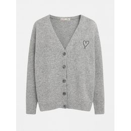 Mixray Strickjacke 'Strickjacken' Damen Gr&ouml;&szlig;e S/L dunkelgrau