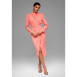 Ombre Evening Dress female size 36 Light orange