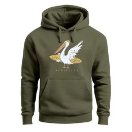 Neverless Sweatshirt 'Pelikan' Herren Gr&ouml;&szlig;e S gr&uuml;n
