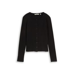 Tom Tailor Denim Strickjacke Damen Gr&ouml;&szlig;e L schwarz