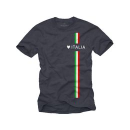 Makaya Shirt 'Love Italia' Herren Gr&ouml;&szlig;e XXL basaltgrau