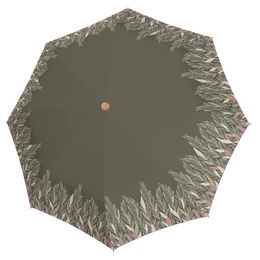 Doppler Regenschirm Herren Gr&ouml;&szlig;e One Size gelb / oliv / wei&szlig;