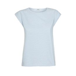 Greenbomb T-Shirt 'Timid Basic' Damen Gr&ouml;&szlig;e S blau / wei&szlig;