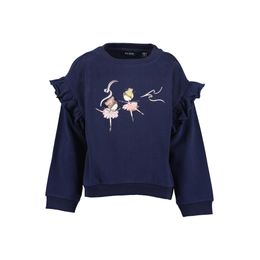 Blue Seven Sweatshirt M&auml;dchen Gr&ouml;&szlig;e 122 nachtblau / ros&eacute; / silber / wei&szlig;