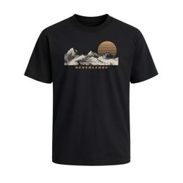 Neverless Shirt 'Berge' male size S Beige