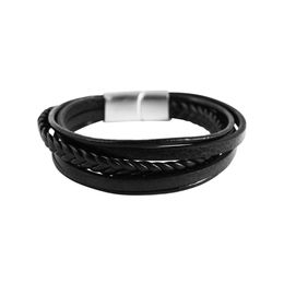 Akzent Armband 'Eddie, langlebig' Herren Gr&ouml;&szlig;e 22 cm schwarz