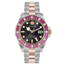 Philipp Plein Uhr Herren Gr&ouml;&szlig;e One Size gold / fuchsia / silber