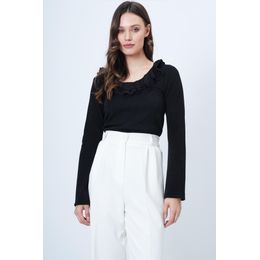 Trend Ala&ccedil;atı Stili Pullover Damen Gr&ouml;&szlig;e S schwarz