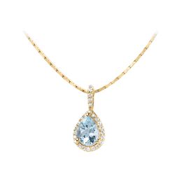 Jacques Lemans Kette Damen Gr&ouml;&szlig;e One Size blau / gold