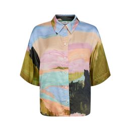 N&uuml;mph N&Uuml;MPH Kurzarmbluse ' NUMEADOW SHIRT' Damen Gr&ouml;&szlig;e XL bunt