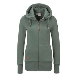Ragwear Zip-Up Hoodie female size XXXL Green