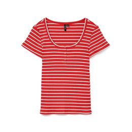 VERO MODA Shirt female size L Red / White