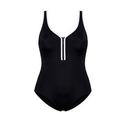 Ulla Popken Badeanzug Damen Gr&ouml;&szlig;e 4XL schwarz / wei&szlig;