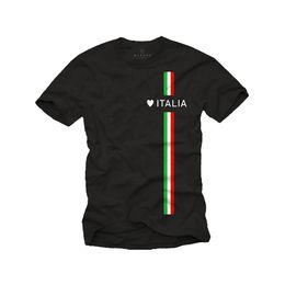 Makaya Shirt 'Love Italia' Herren Gr&ouml;&szlig;e XL schwarz