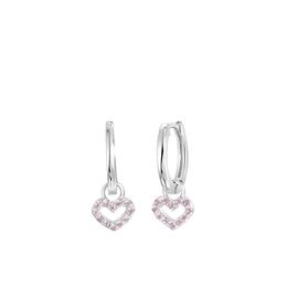 Lucardi Schmuck M&auml;dchen Gr&ouml;&szlig;e Onesize rosa / silber