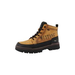 Mustang Schn&uuml;rboots Herren Gr&ouml;&szlig;e 43 camel / schwarz