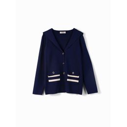 Camomilla Italia Strickjacke 'Cram' Damen Gr&ouml;&szlig;e 4XL creme / navy